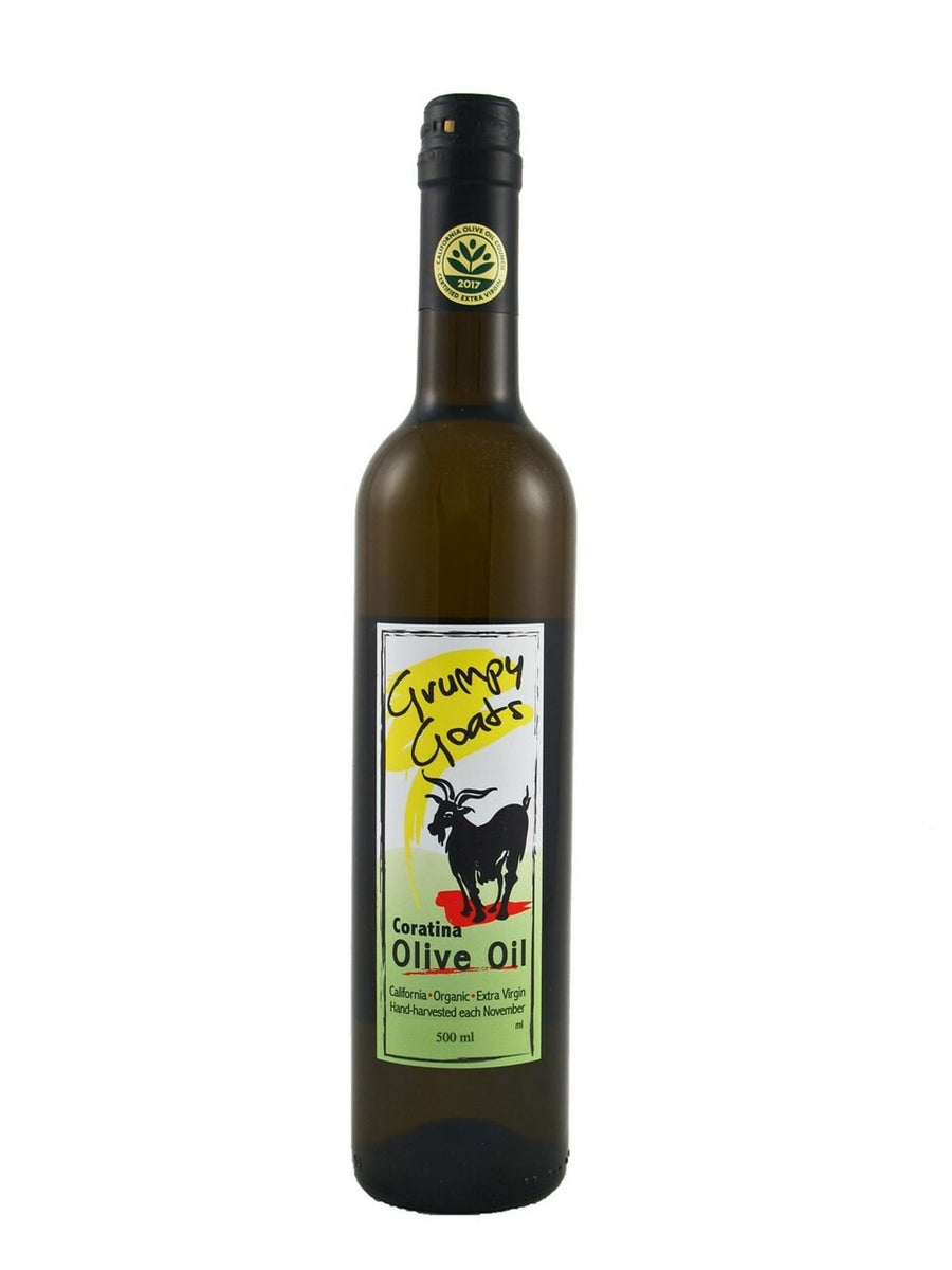 Grumpy Goats Organic Coratina Extra Virgin Olive Oil 16.9 fl oz (500ml ...