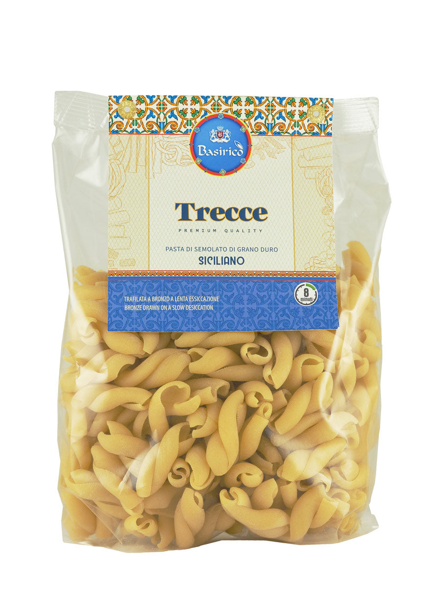 Basirico Trecce Pasta Siciliano 17.6 fl oz (500gr) – Olive Oil Lovers